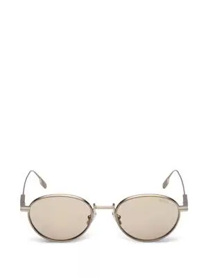 Zegna Oval-frame Sunglasses - Neutrals
