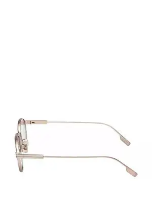 Zegna Oval-frame Sunglasses - Neutrals