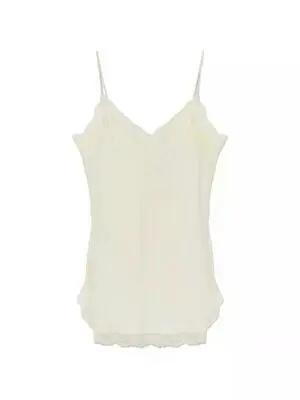 RÓHE Lace-trimmed Camisole Top - Neutrals