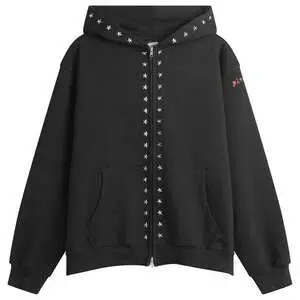 PLEASURES X Zero Dane Studded Hoodie
