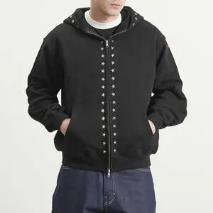 PLEASURES X Zero Dane Studded Hoodie
