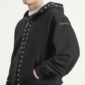 PLEASURES X Zero Dane Studded Hoodie