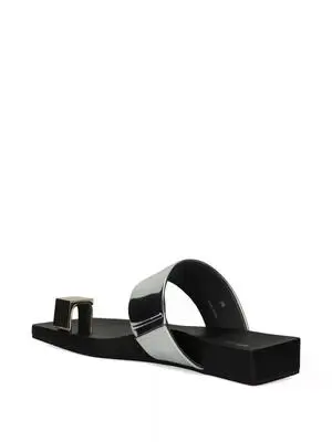 United Nude Loop Toe-loop Sandals - Silver