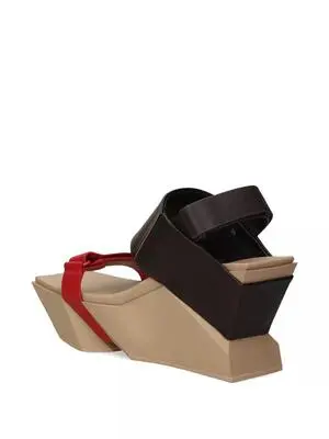 United Nude Brutt Touch-strap Wedge Sandals