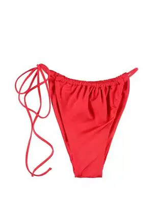 BELAMER Tina Ruched Bikini Bottom - Red