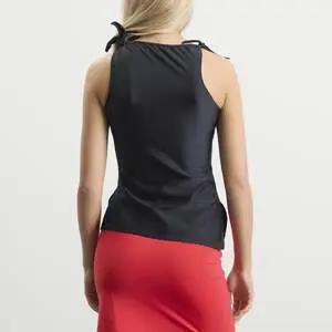 Coperni Flower Top - Black