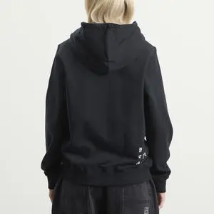 YESEYESEE Bullet Holes Zip-up Hoodie With Graphic Detail