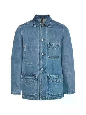 DRAKE'S Washed-finish Denim Jacket