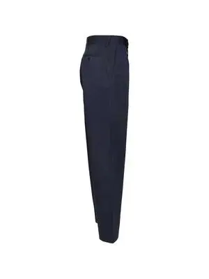 Paul Smith Slub-texture Trousers - Blue