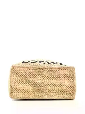 Loewe Paula's Ibiza Logo Raffia Large Tote Bag - Neutrals