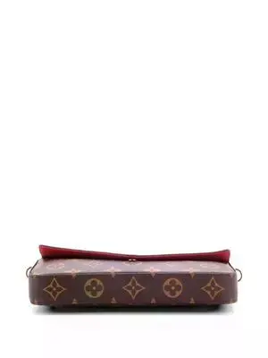 LOUIS VUITTON Felicie Pochette Monogram Canvas - Brown