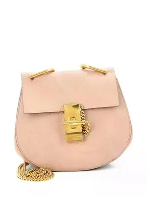 Chloé Drew Leather Mini Crossbody Bag - Neutrals