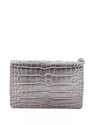 Balenciaga Bb Chain Round Embossed Leather Shoulder Bag