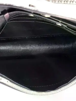 Balenciaga Bb Chain Round Embossed Leather Shoulder Bag