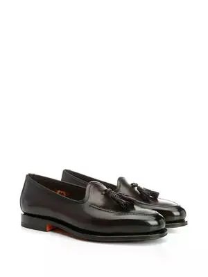 Santoni Andrew Leather Loafers