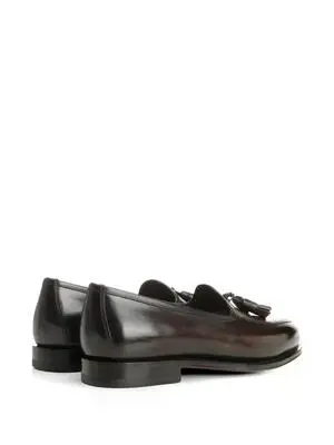 Santoni Andrew Leather Loafers