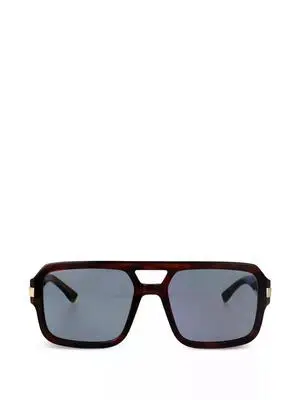 Dsquared2 Browline Square Frame Sunglasses - Brown