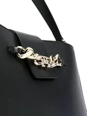 Tommy Hilfiger Monogram Chain-detail Satchel
