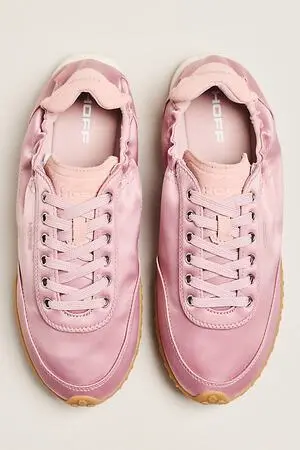 HOFF Bridge Satin Scrunch Sneakers - Rose