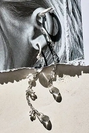 Free People Kolbi Earring And Cuff Set - Silver