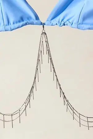Free People Ronan Bikini Chain - Silver