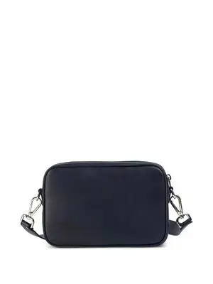 DOUCAL'S Leather Messenger Bag - Blue