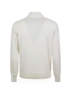 Brunello Cucinelli Fine-knit Long-sleeve Polo Shirt