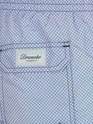 DRUMOHR Geometric-print Swim Shorts