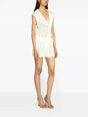 DONDE ESTEBAN Guayabera Pointelle-knit Shirt
