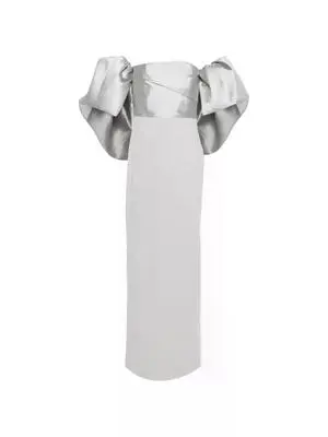 Solace London Floris Maxi Dress - Grey