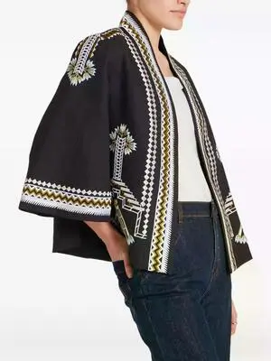 TEMPERLEY LONDON Embroidered Linen Jacket