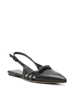 POMME D´OR Knotted Slingback Flat Pumps
