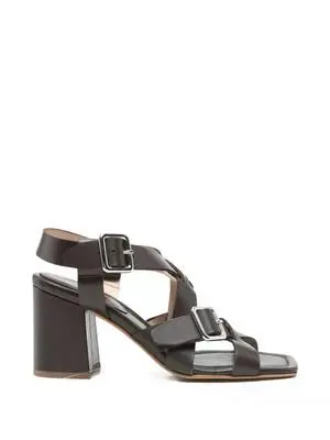 ANNA F. Buckle-strap Heeled Sandals