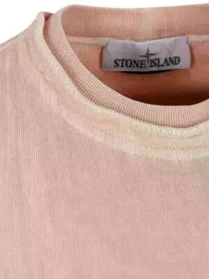 Stone Island Sweatshirt With Logo Patch - Pink