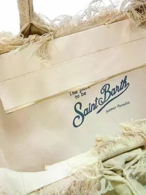 MC2 SAINT BARTH Colette Fringed Tote Bag