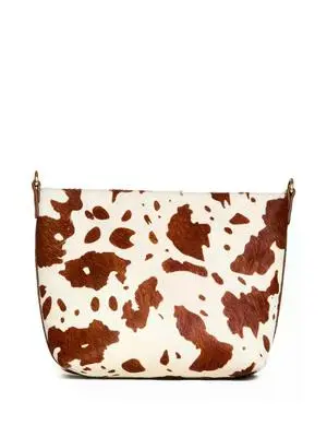 MC2 SAINT BARTH Cow-print Calf Hair Clutch