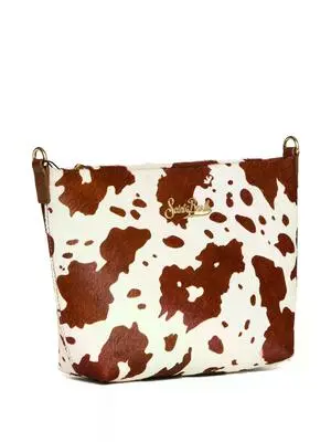 MC2 SAINT BARTH Cow-print Calf Hair Clutch