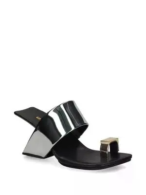 United Nude Loop Toe-ring Sandals - Silver
