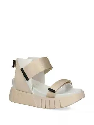 United Nude Delta Run Touch-strap Platform Sandals - Neutrals
