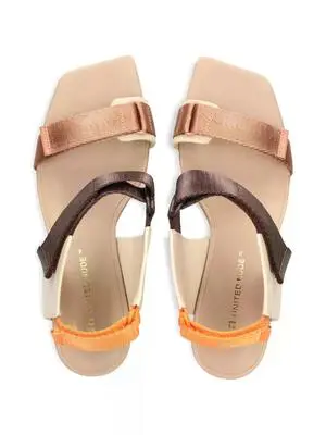 United Nude Rockit Run Geometric-heel Sandals - Neutrals