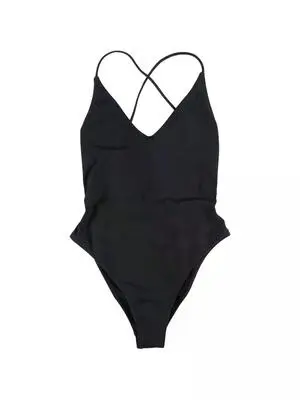 BELAMER Elen Ribbed Crossover-strap Swimsuit