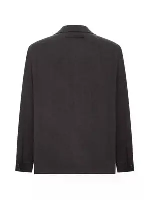 Zegna Linen Patch-pocket Jacket - Grey