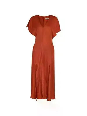 AKYN Flutter-sleeve Dress