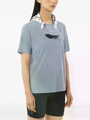 SALOMON Logo-print T-shirt - Blue