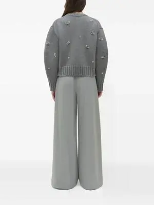 Simkhai Floral-motif Sweater - Grey