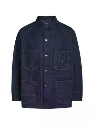 BLUE BLUE Contrast-stitch Denim Jacket