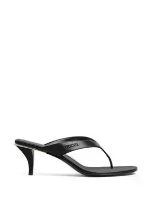Gucci Vittoria Leather Sandals