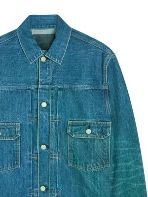 BLUE BLUE Faded-effect Denim Jacket