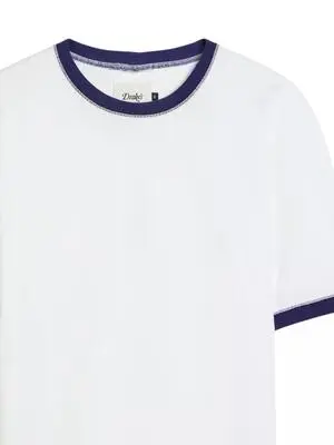 DRAKE'S Contrast-trim T-shirt