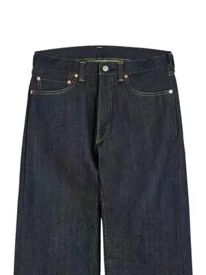 BLUE BLUE Contrast-stitch Jeans